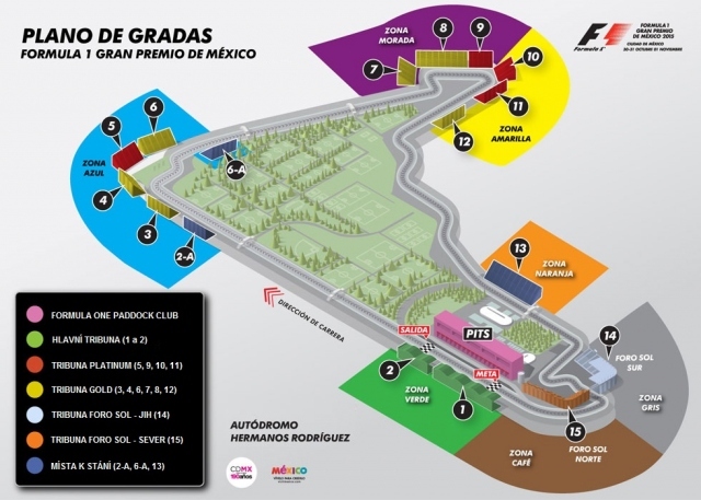 Vstupenky F1 Mexiko, Lístky na F1 Mexika